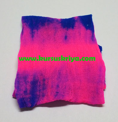 Stocking Gradasi Biru & Neon Pink (MBS126) | KURSUS KRIYA